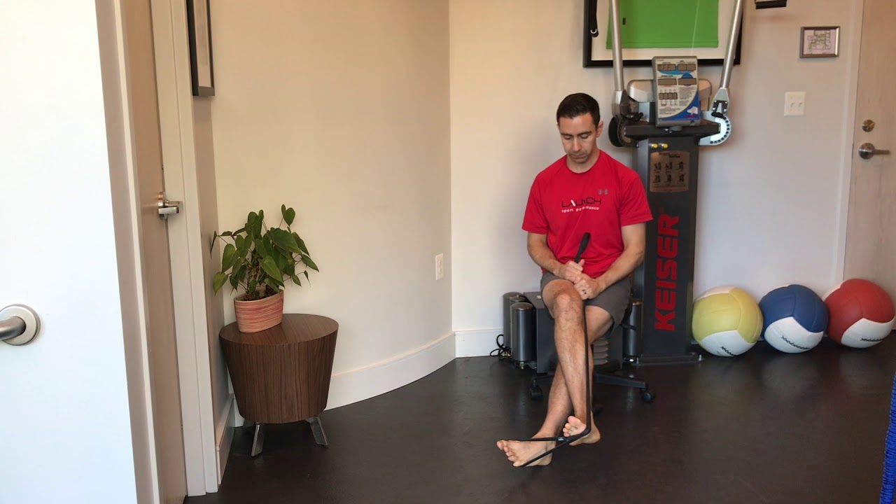 LaunchSP – Foot & Ankle Exercises – Resisted Ankle Inversion - YouTube