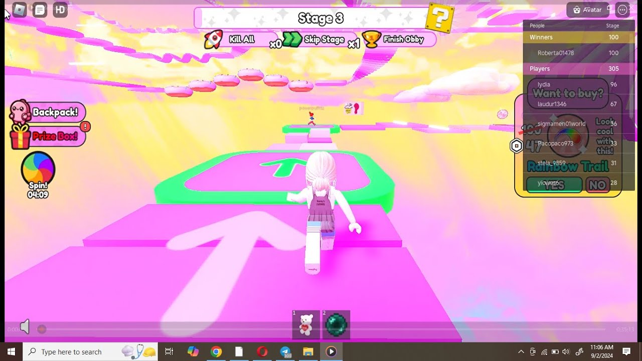 Pretty in Pink: Successfully Completing the Beautiful Roblox Obby ...