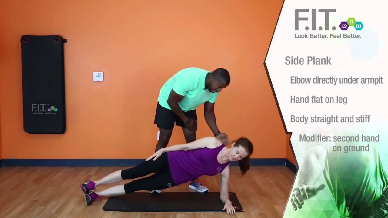 Exercices Abdos - Planche Latérale - YouTube