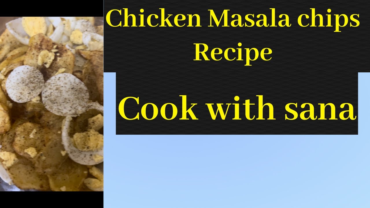 chicken masala chips recipe( chicken chips recipe) - YouTube