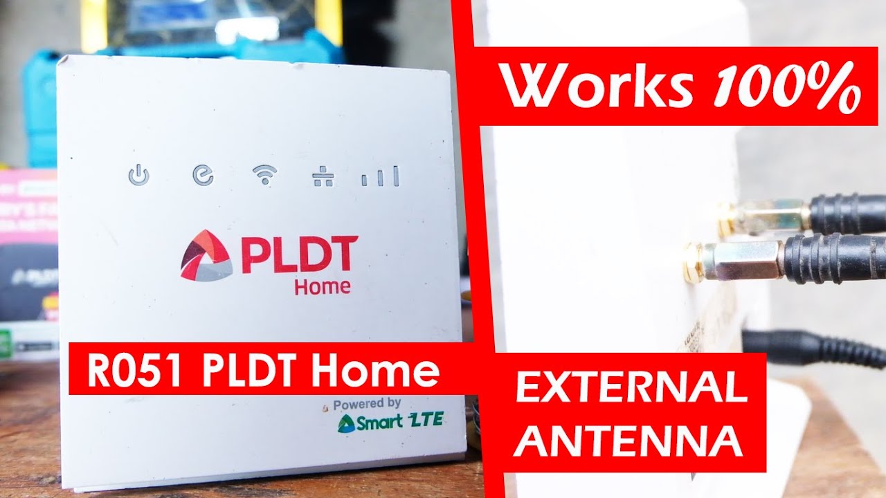 How to modify R051 PLDTHome Wifi with External Antenna Connector #modem ...