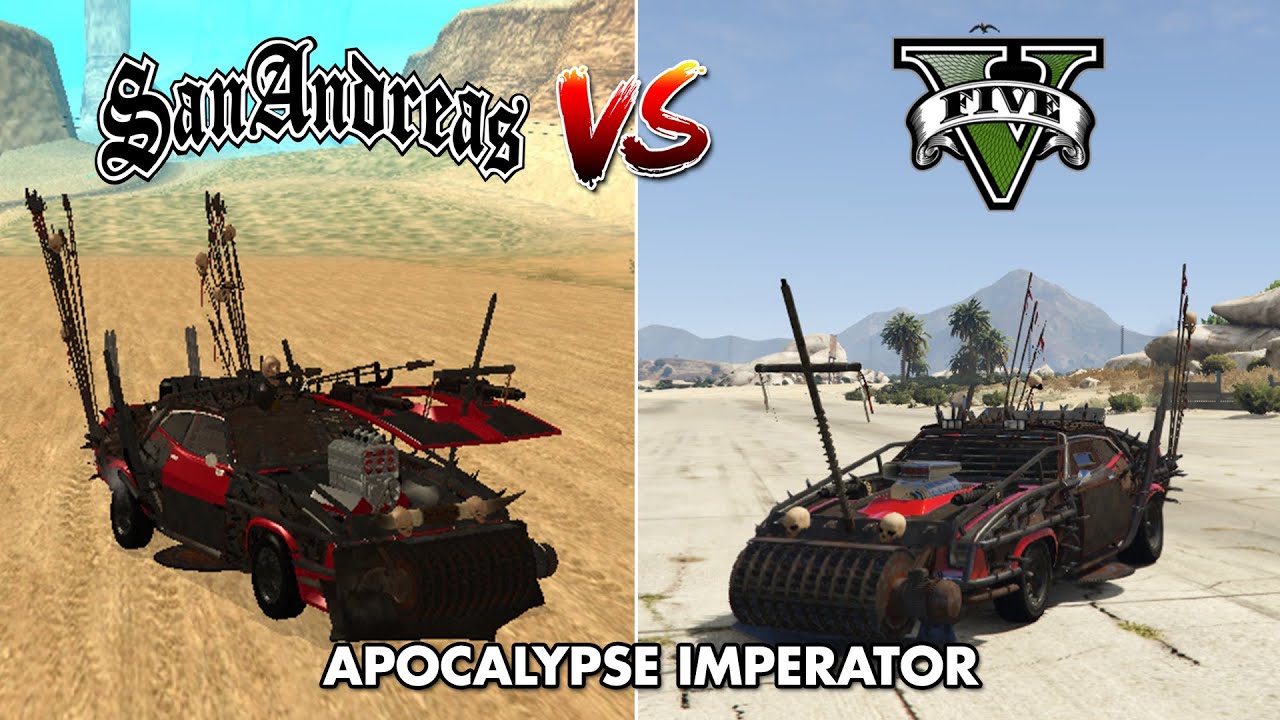 GTA 5 VS GTA SA WHICH IS BEST:APOCALYPSE IMPERATOR - YouTube