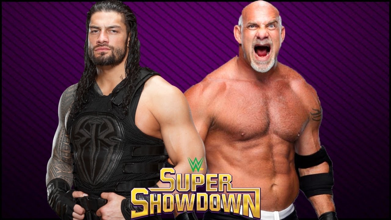 ROMAN REIGNS VS GOLDBERG SUPER SHOWDOWN 2020 ! GOLDBERG VS ROMAN REIGNS ...