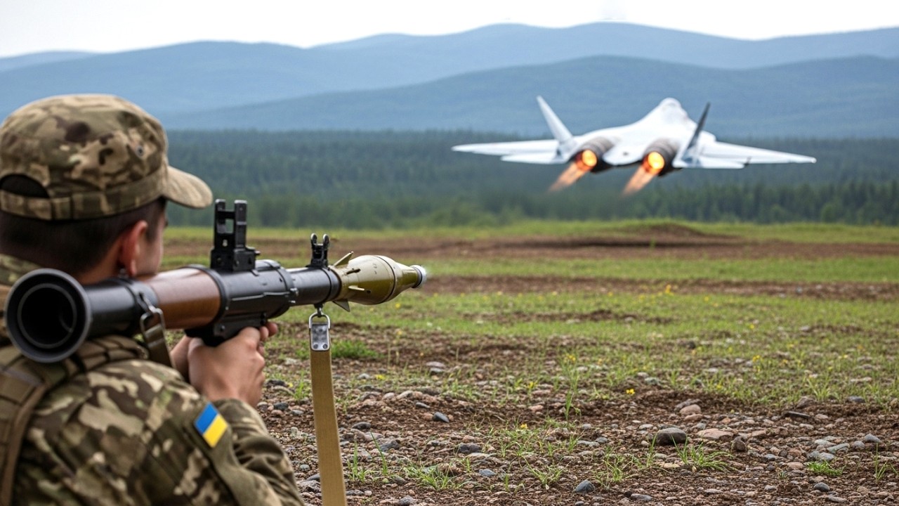 Ukrainian Soldier's Perfect MANPADS Shot Sent a Russian JET Spiraling ...