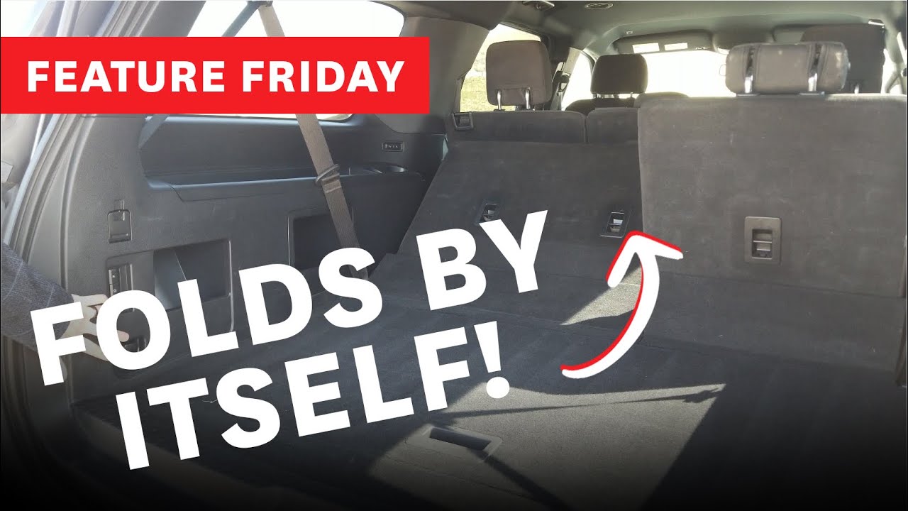 Automatic Folding Third-Row Seating in the 2018 Ford Expedition Max ...