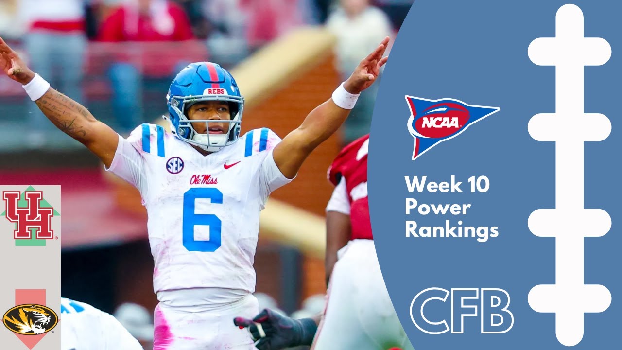 College Football Week 10 Power Rankings // 2025 - YouTube