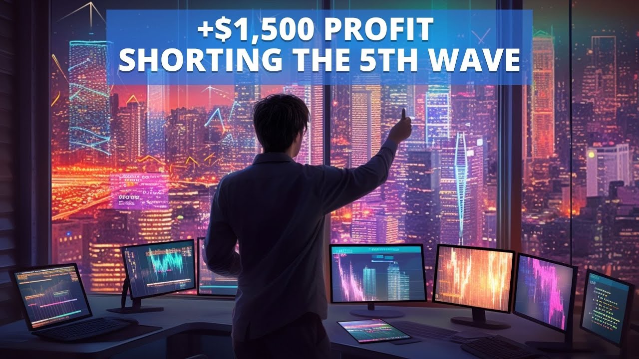 Live Day Trading +$1,500 Profit Shorting the 5th Wave - YouTube