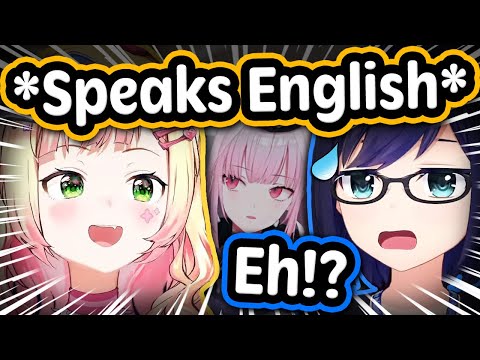 Nene's English Broke A-Chan In Calli's Telephone Game 【ENG Sub Hololive】