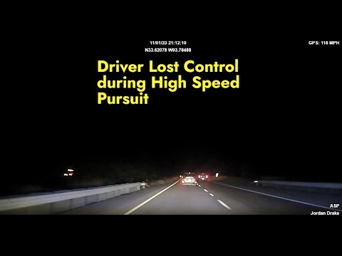 Police Pursuit ends in Tragedy| Driver lost Control and hit trees over ...