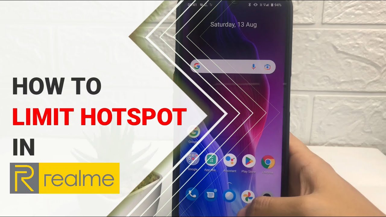 How To Limit Hotspot In Realme - YouTube