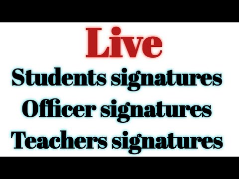 Live Signatures And Names Calligraphy - YouTube