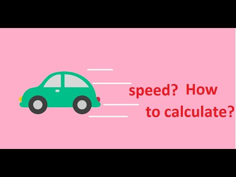 what is speed?how to calculate speed? - YouTube