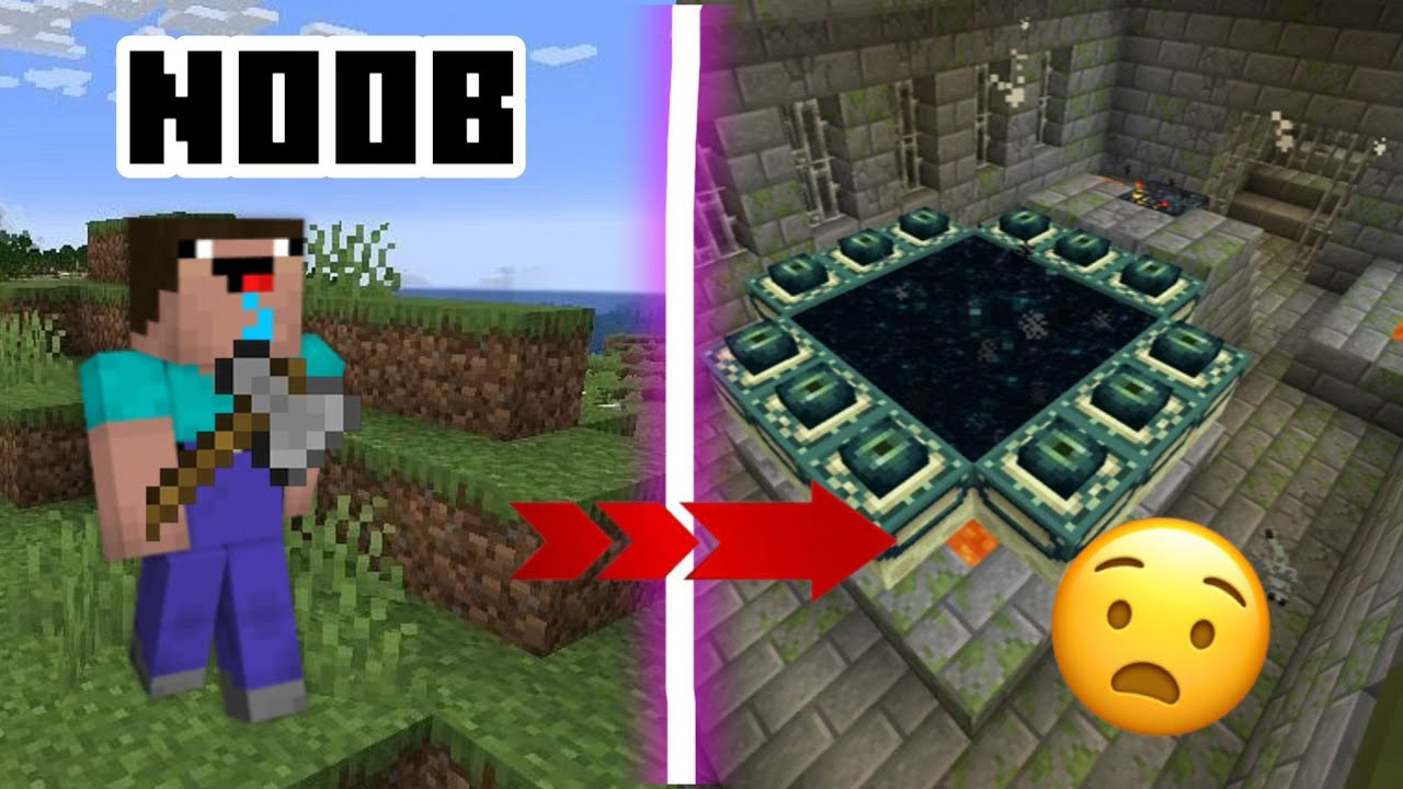 Trying to SPEEDRUN Minecraft as a rookie - YouTube