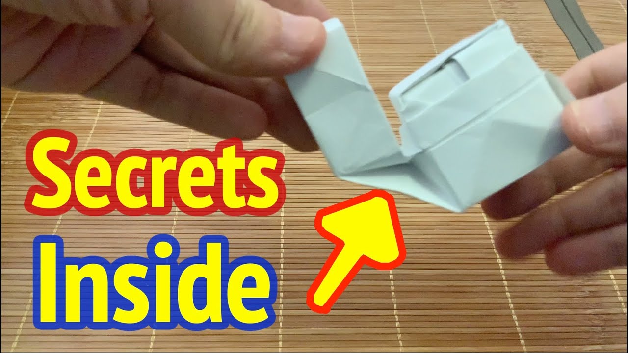 Biggest Secret Inside Origami - YouTube