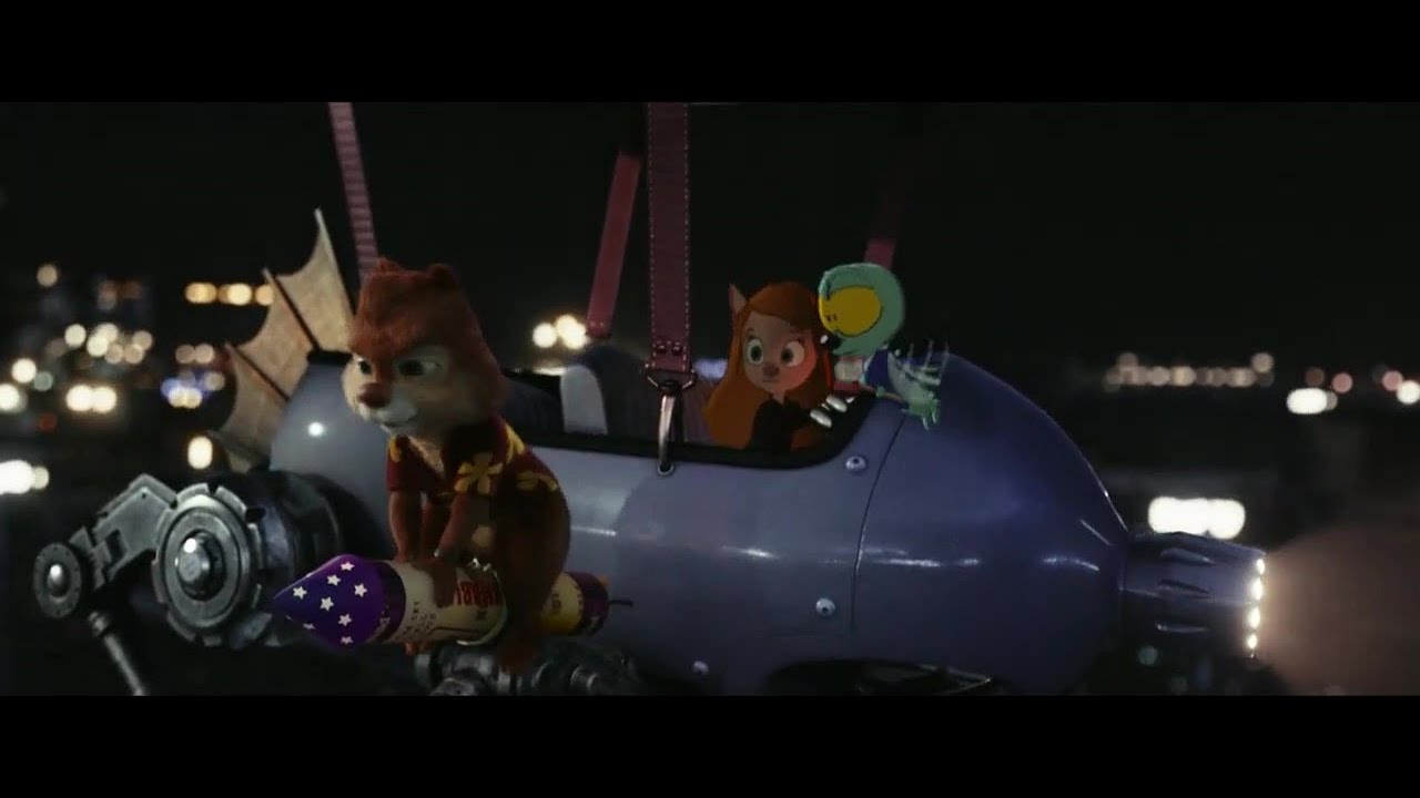 Dale saving Chip from the altering machine (Chip n Dale Rescue Rangers ...