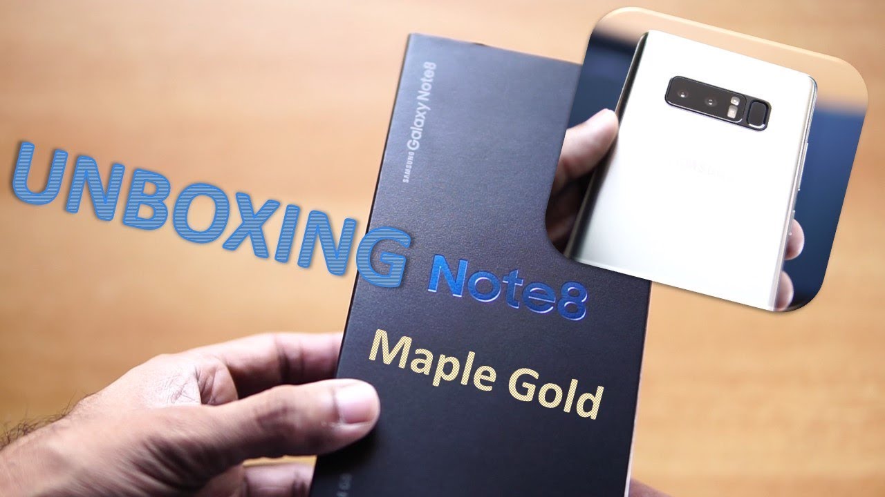 Samsung Galaxy Note 8 | Unboxing & Overview - YouTube
