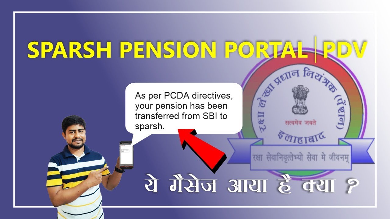 As per PCDA directive your Pension has been transferred from SBI/any ...