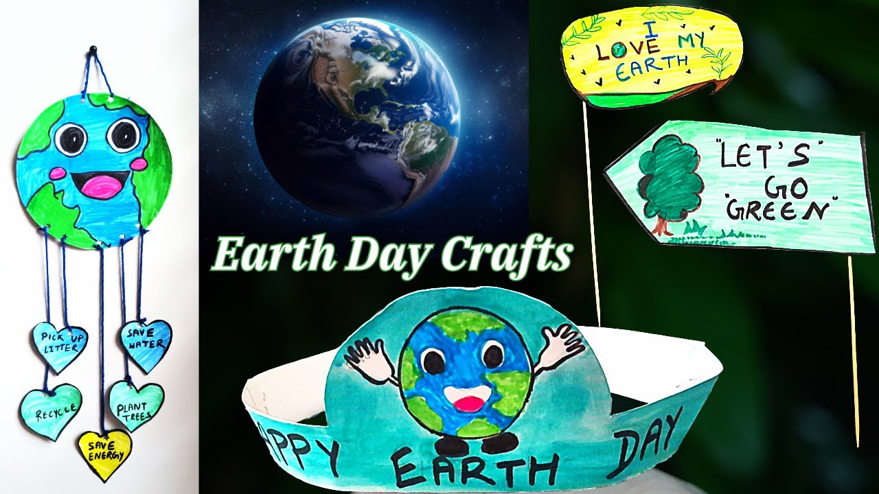 Earth Day Craft Ideas | Earth Day Project idea | Earth Day Paper Crafts ...