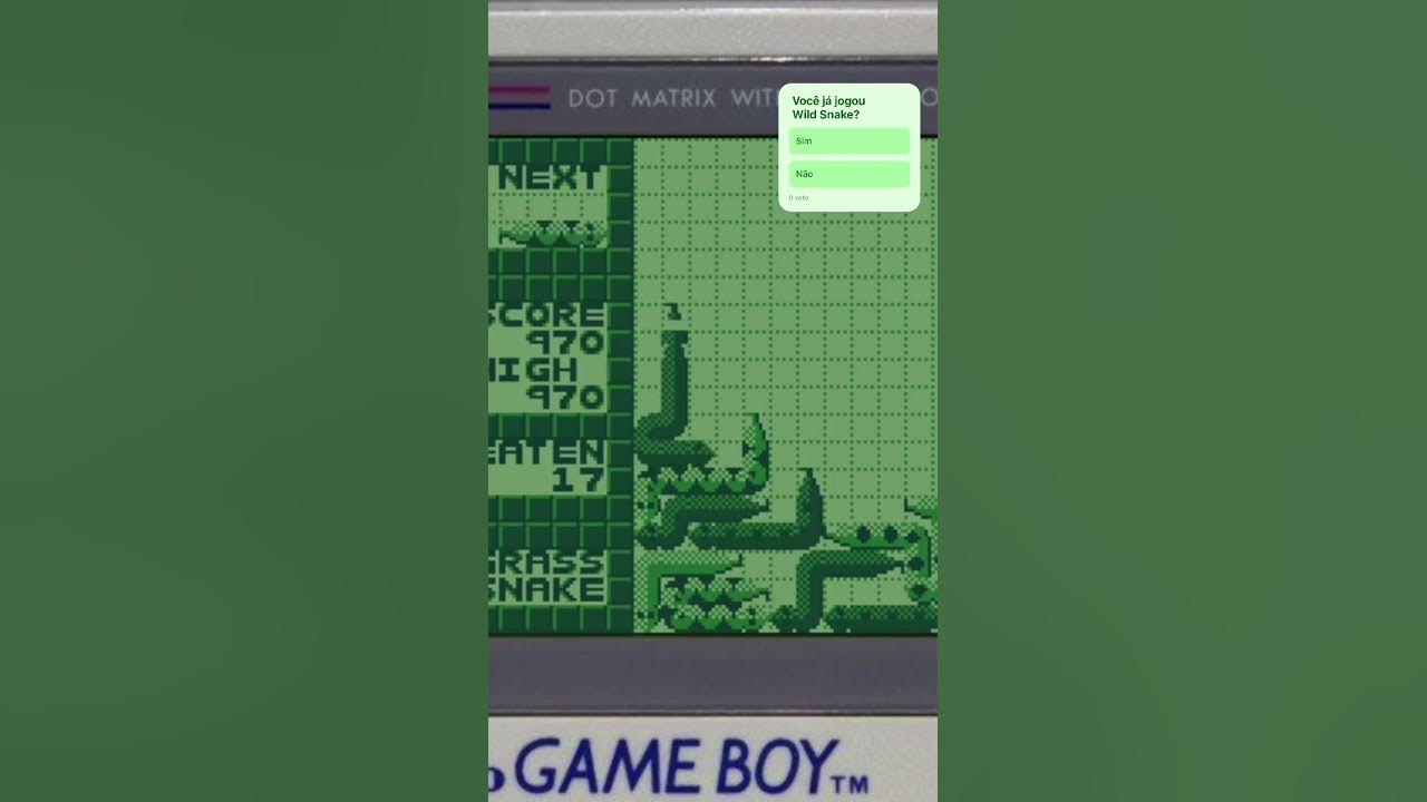 Wild Snake #gameboy #wildsnake - YouTube