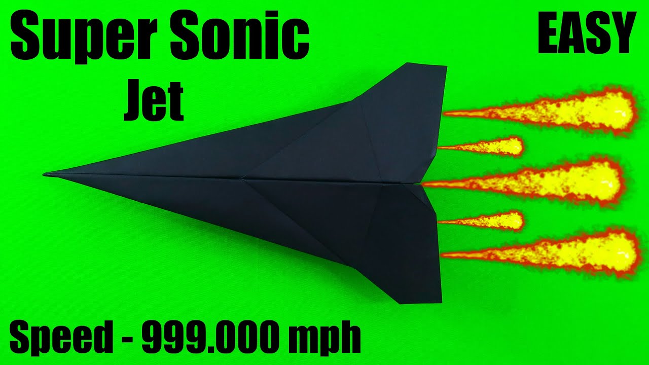 New EASY Paper PLANE that FLY FAR || BEST Paper Airplanes || Super ...