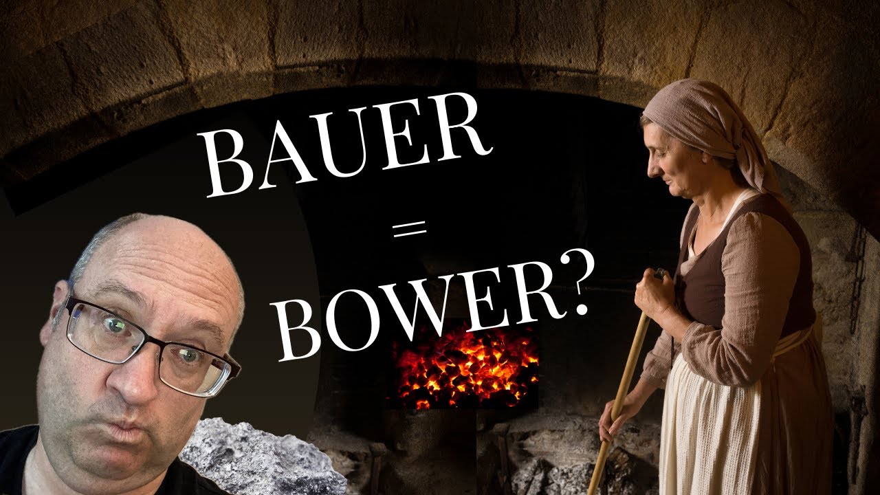 BAUER, BAUEN, BOWER, BILD, BUILD, BILDUNG ... how are these related ...