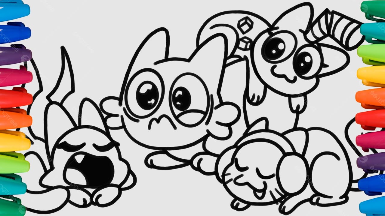 Incredibox Sprunki Coloring Pages - Sprunki Daily Life But Everyone Are ...