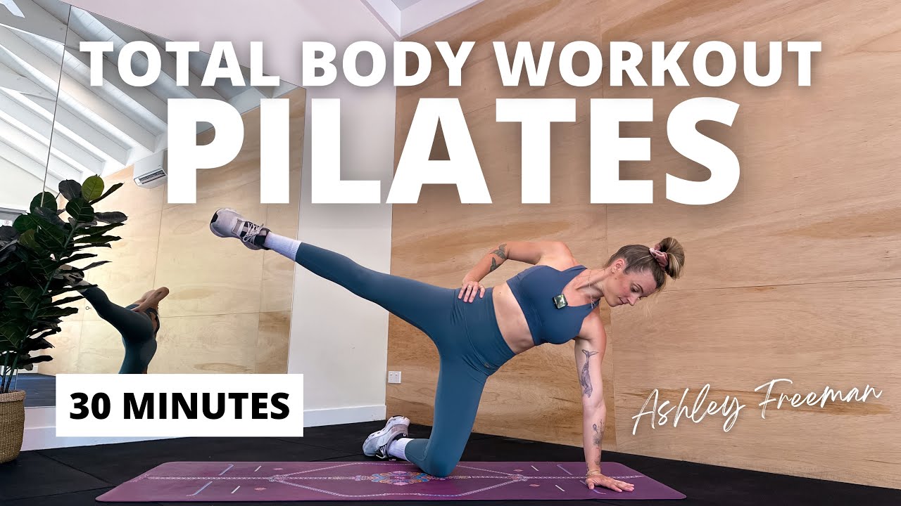 30-min TOTAL BODY PILATES WORKOUT (no equipment).. Ashley Freeman - YouTube