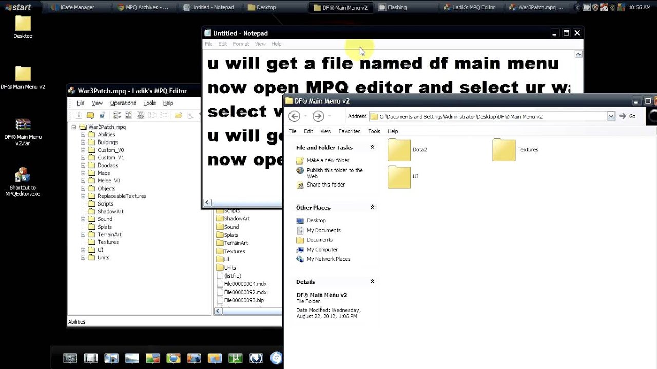 Tutorial To Apply New Main-menu To ur Warcraft 3 - YouTube