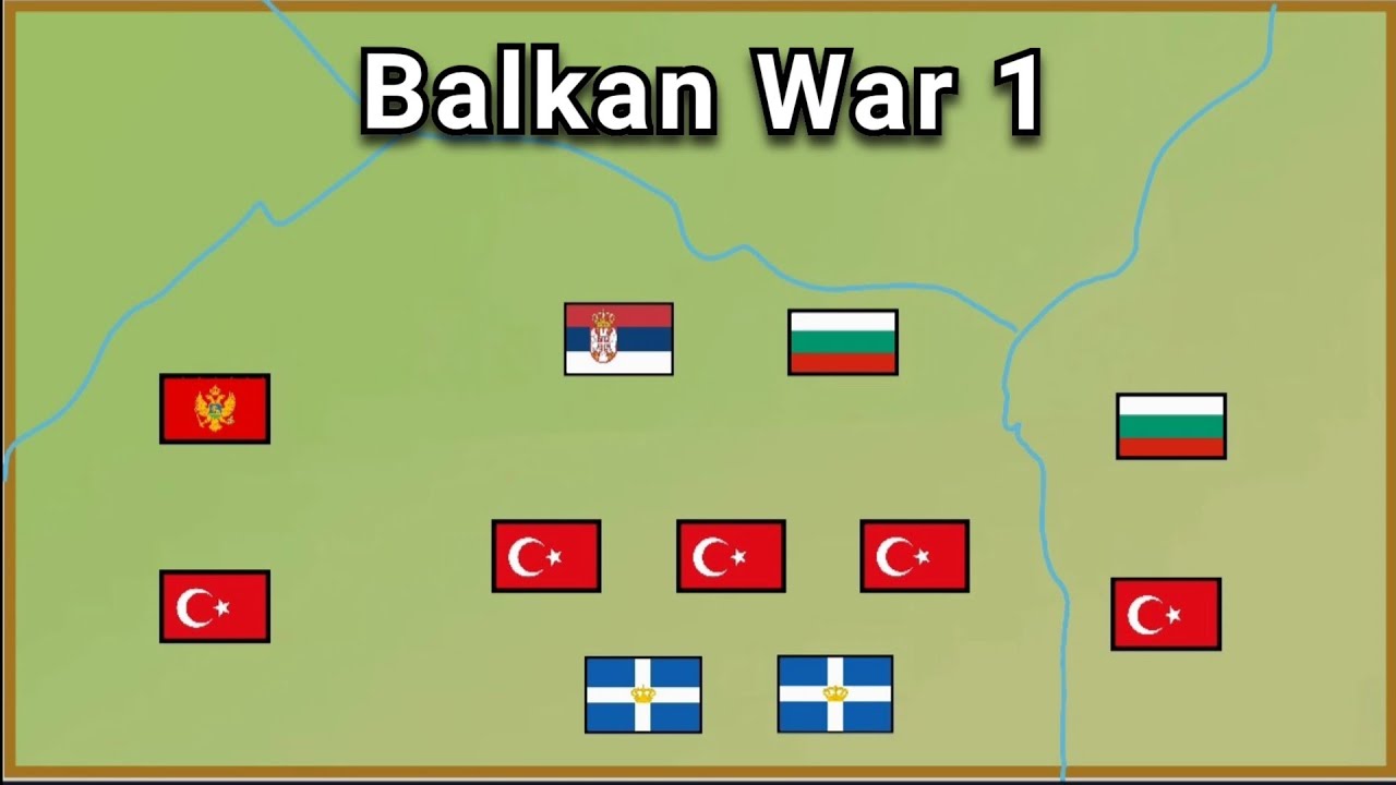 The First Balkan War Animated - ibeHistory - YouTube
