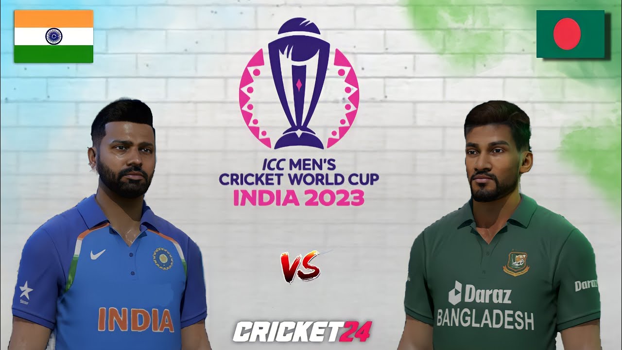 ICC MEN'S CRICKET WORLD CUP 2023 - India vs Bangladesh - Cricket 24 ...