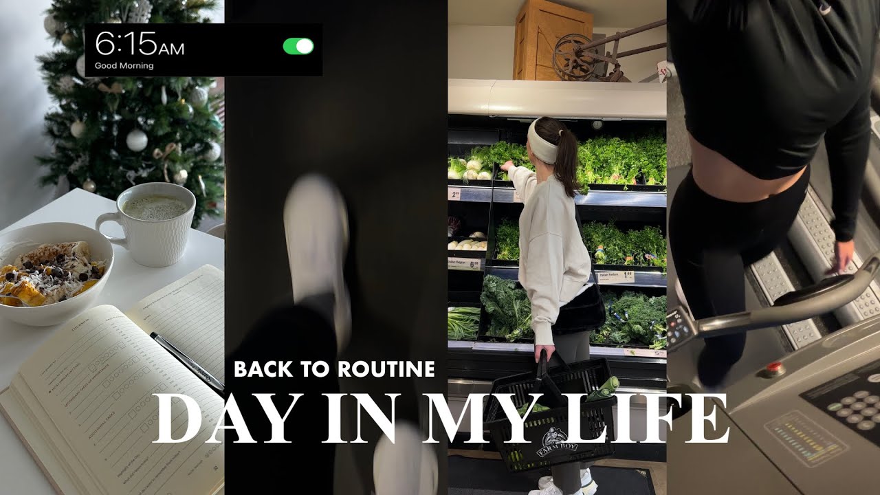 RESET DAY IN MY LIFE (6AM): getting my life together for 2024, productive day, holiday vibes ...