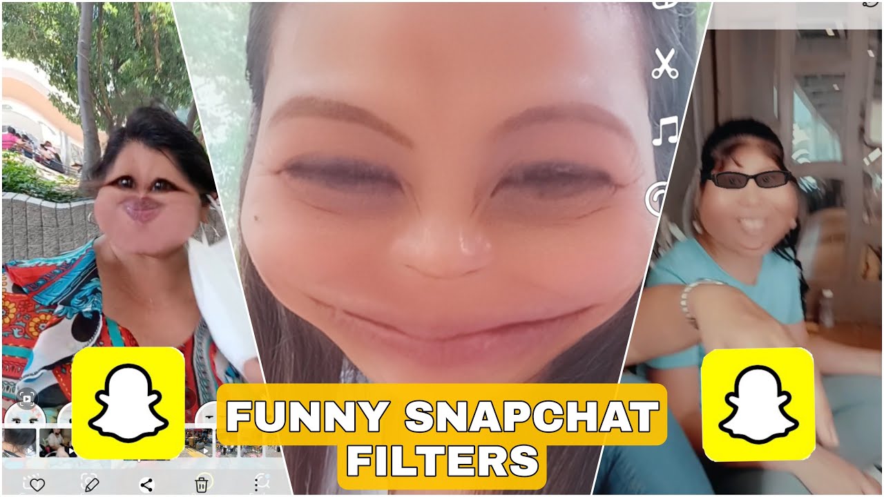 PLAYING FUNNY SNAPCHAT FILTERS - YouTube