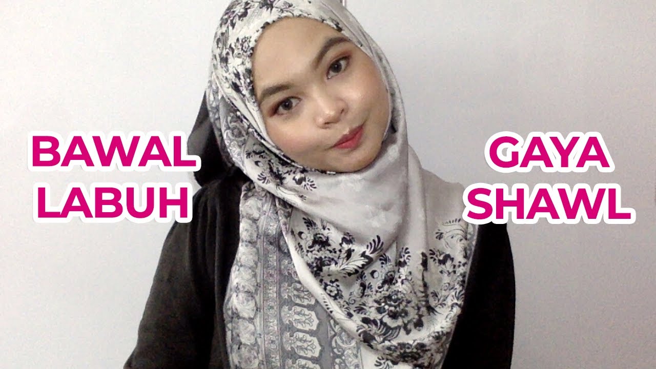 Bawal Labuh Gaya Shawl - YouTube