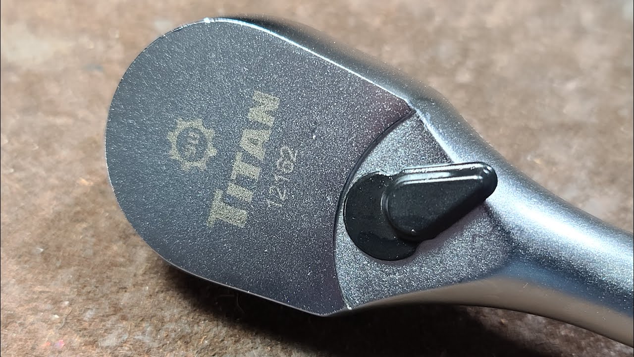 Titan 1/2" Extended Handle 90T Ratchet Review - YouTube