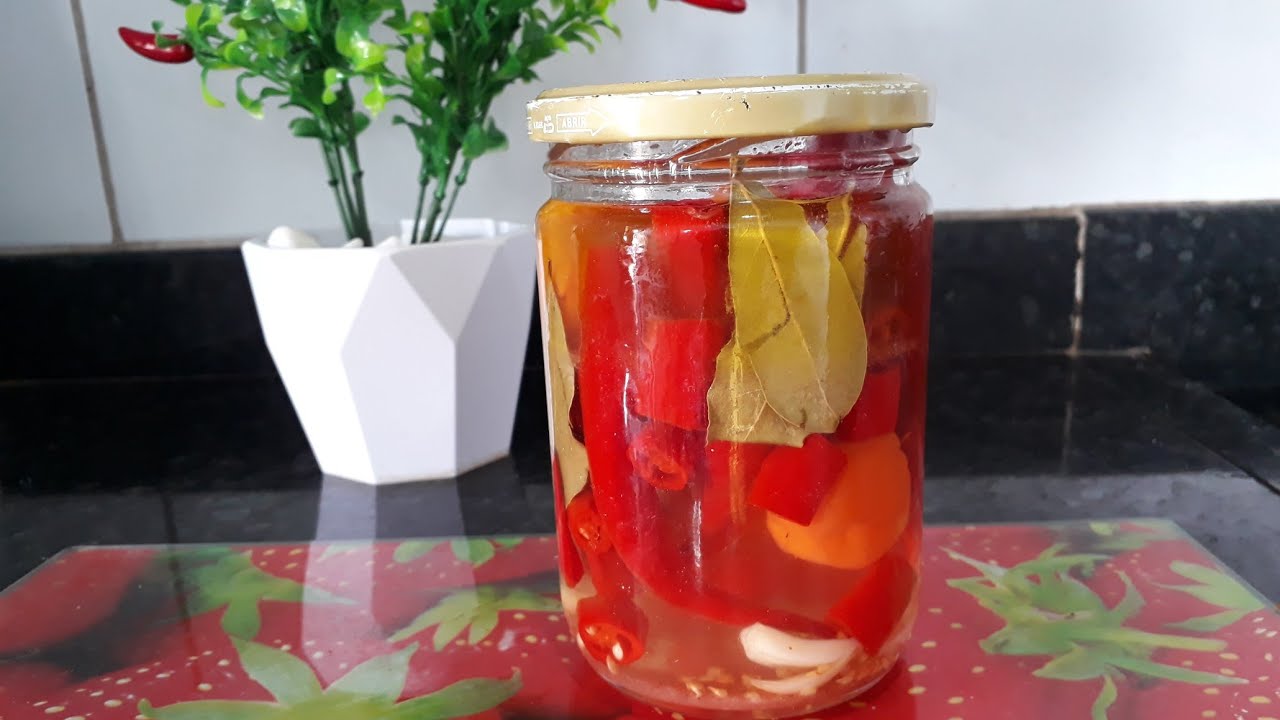 APRENDA A FAZER CONSERVA DE PIMENTA | Receitas da Tati - YouTube