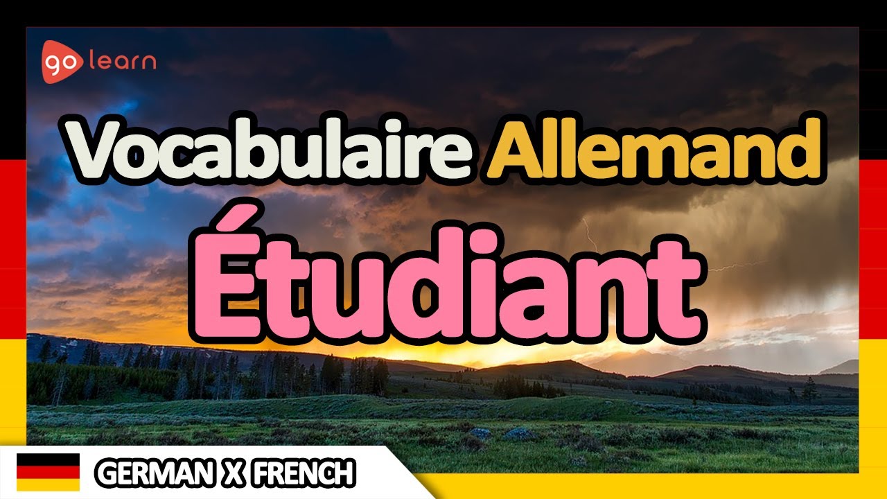 Apprendre le Allemand | Vocabulaire Allemand étudiant | Golearn - YouTube