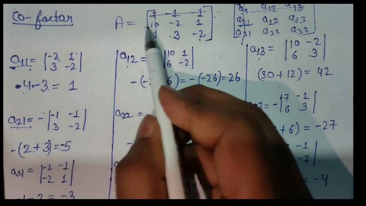 find inverse matrix. - YouTube