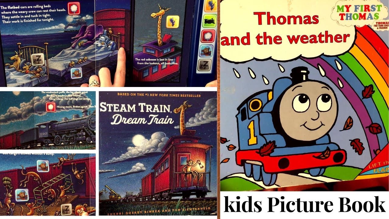 Steam Train, Dream Train | Thomas and the Weather | Picture Book - YouTube