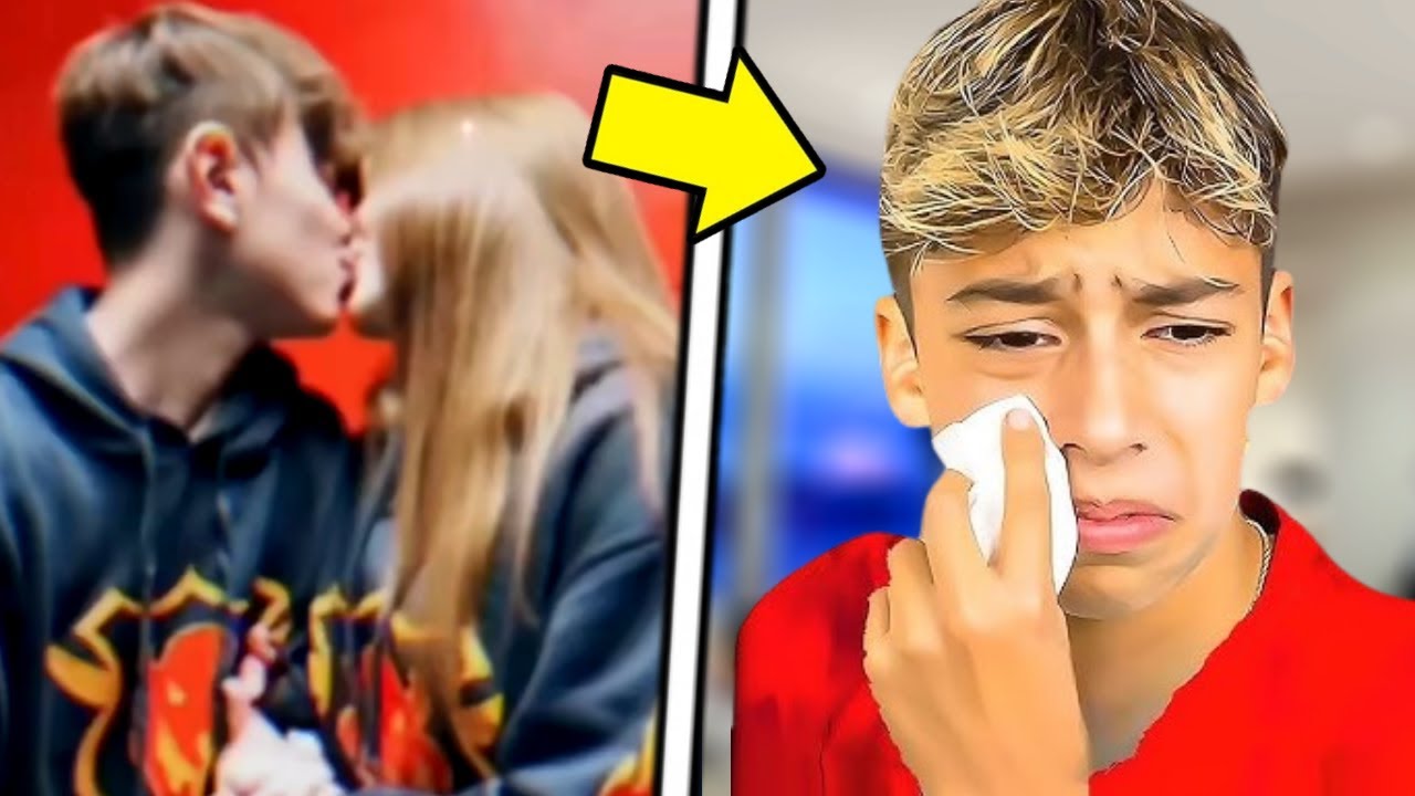 Salish And Nidal TOP SECRET Kiss Together! (Ferran is SAD) - YouTube