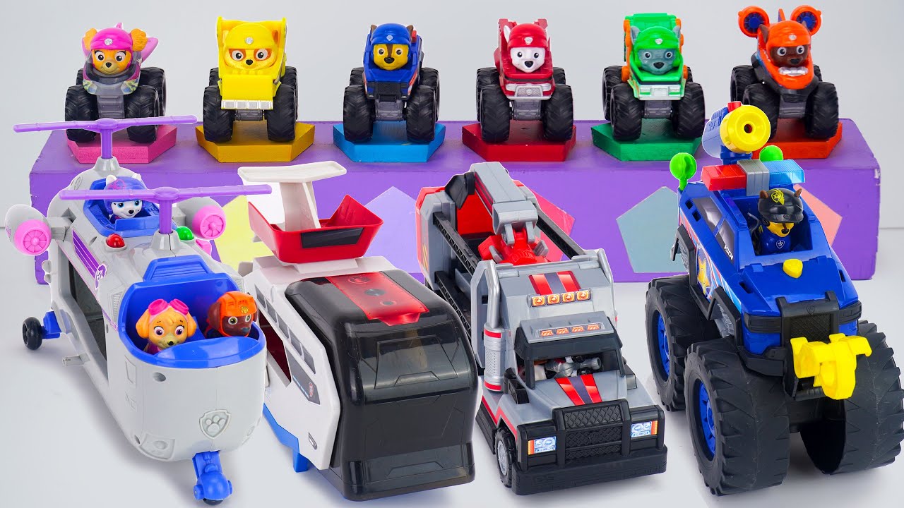Unboxing PAW Patrol Big Truck Toys | Paw Patrol Whale Patroller Toy ...