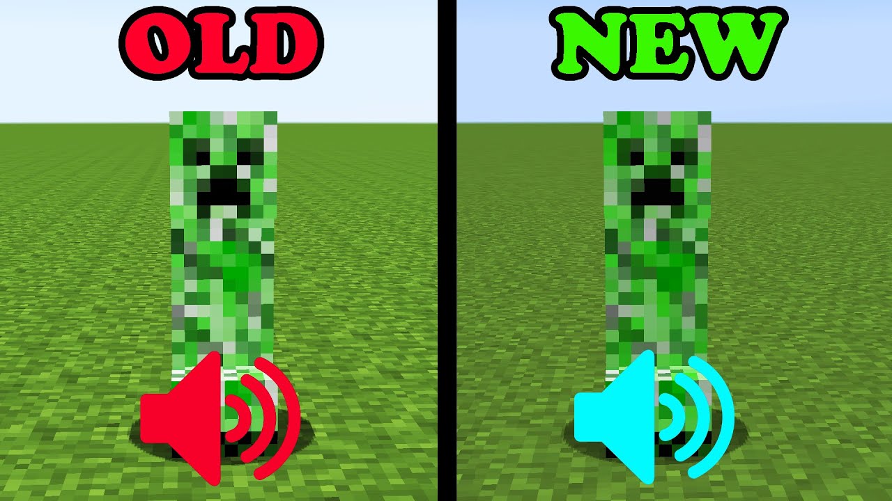Old Sounds vs New Sounds in Minecraft | старые и новые звуки - YouTube