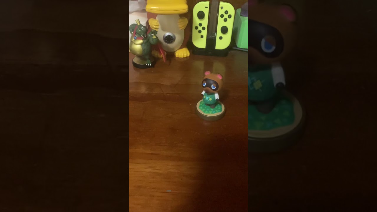 Shooting tom nook with a nerf gun! - YouTube