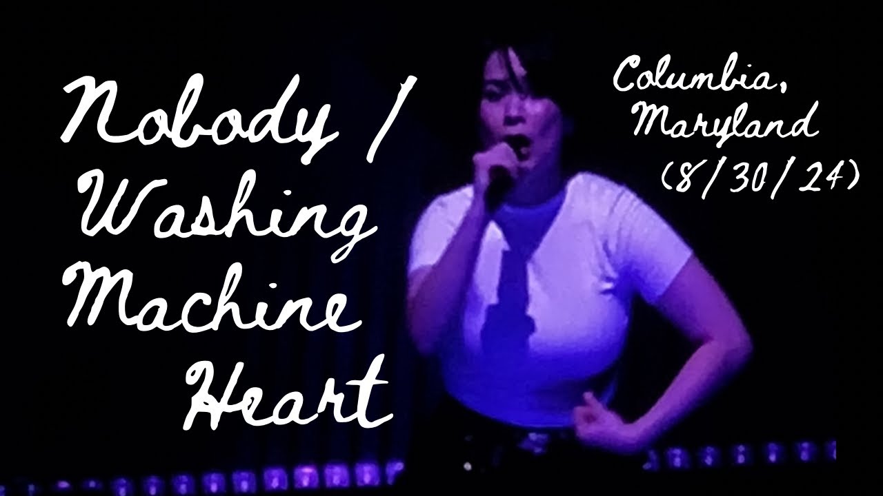 Mitski | Nobody / Washing Machine Heart — Columbia, Maryland (8/30/24 ...