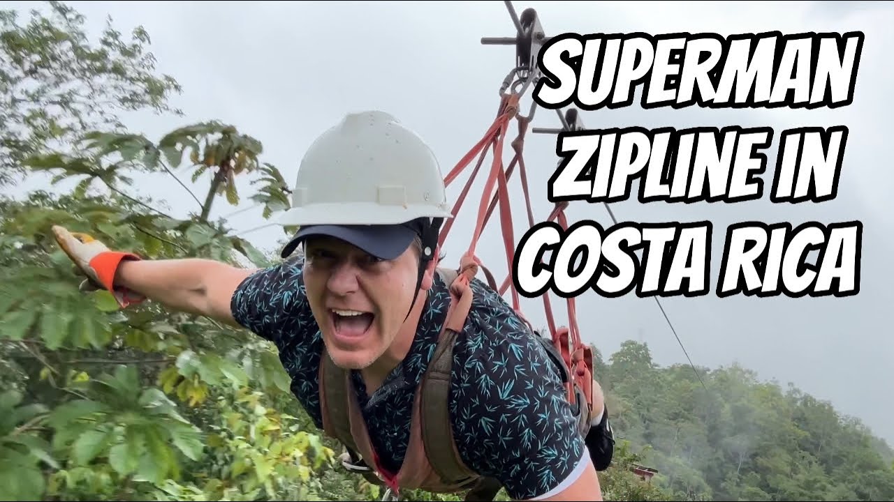 Superman Zipline in Costa Rica - YouTube