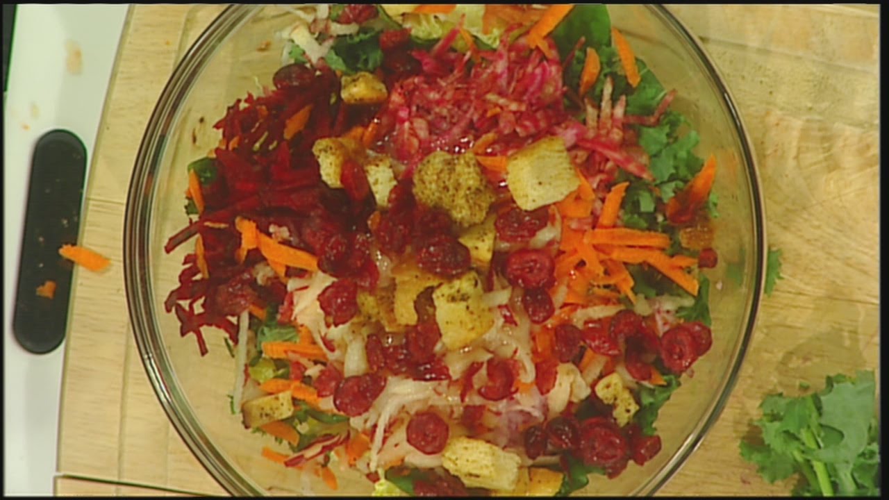 Rustic & colorful fall themed salads - YouTube