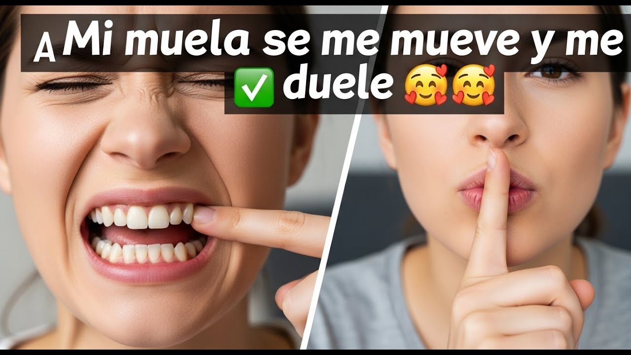 Mi muela se me mueve y me duele / Tratamiento muela floja 🤫👈 - YouTube