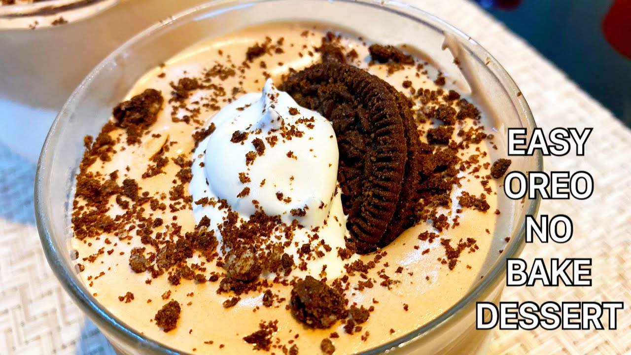 EASY OREO PUDDING | OREO NO BAKE DESSERT | IOreo Chocolate Pudding ...