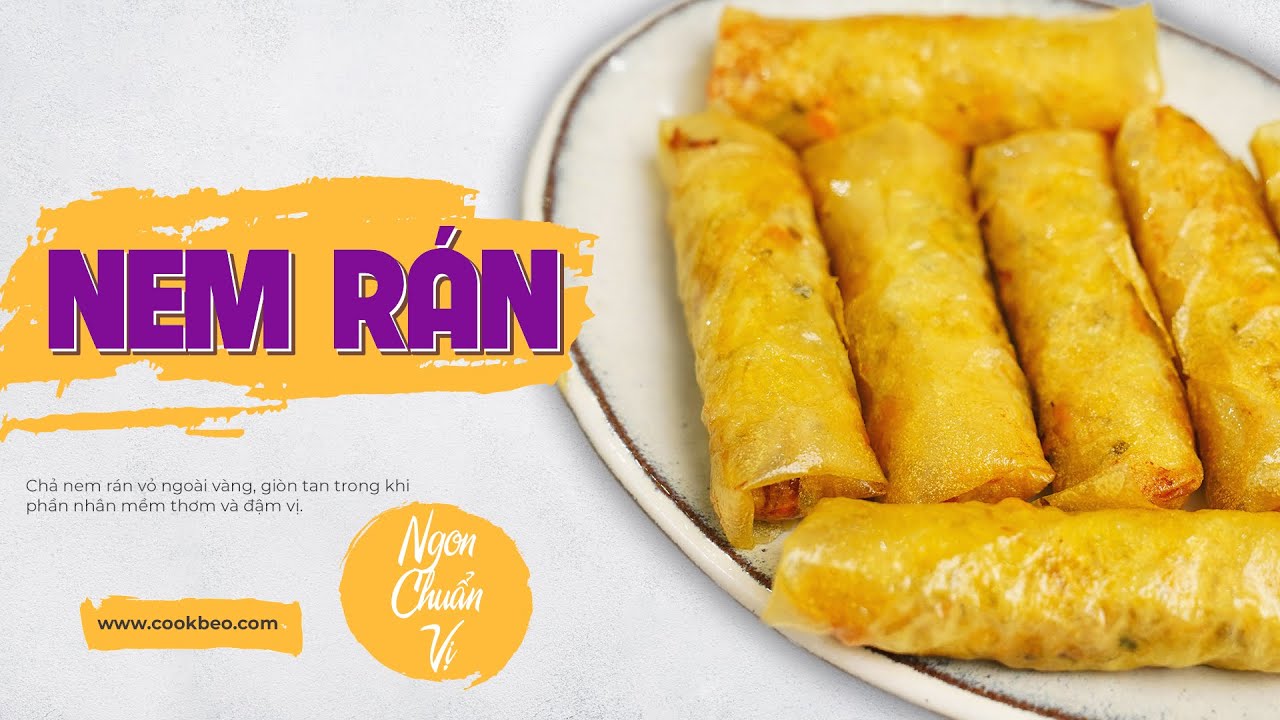 Cách Làm NEM RÁN Giòn Rụm Với Vỏ Ram Hà Tĩnh - YouTube