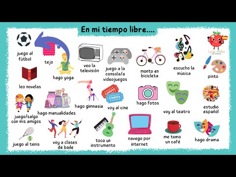 Learn Spanish - En mi Tiempo Libre - In my Free Time - YouTube