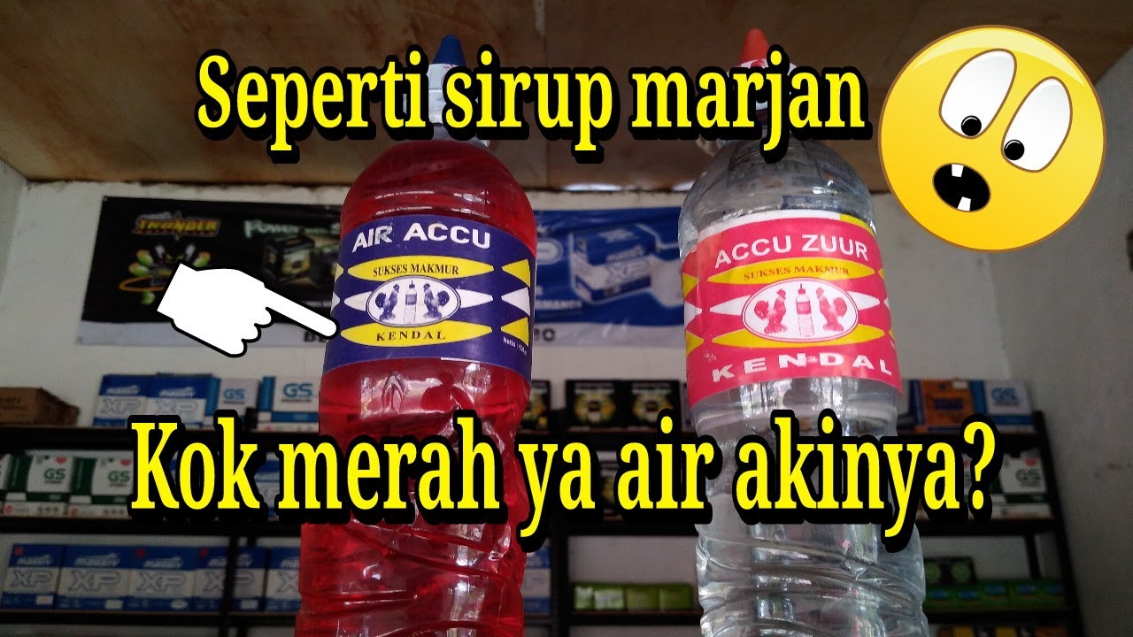 Jenis air aki dan perbedaannya | Types of battery accu water and the ...